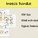 Insect Bundle | Preschool Worksheets | Matching Activity | I Spy for ...