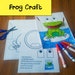 Frog Craft Activity: Printable Kid's Art Project (PDF Download - Etsy