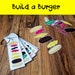 Build a Burger Game | Recipe Card Activity | Preschool Games ...