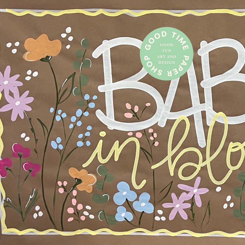 Painted Banner Bloom - Etsy