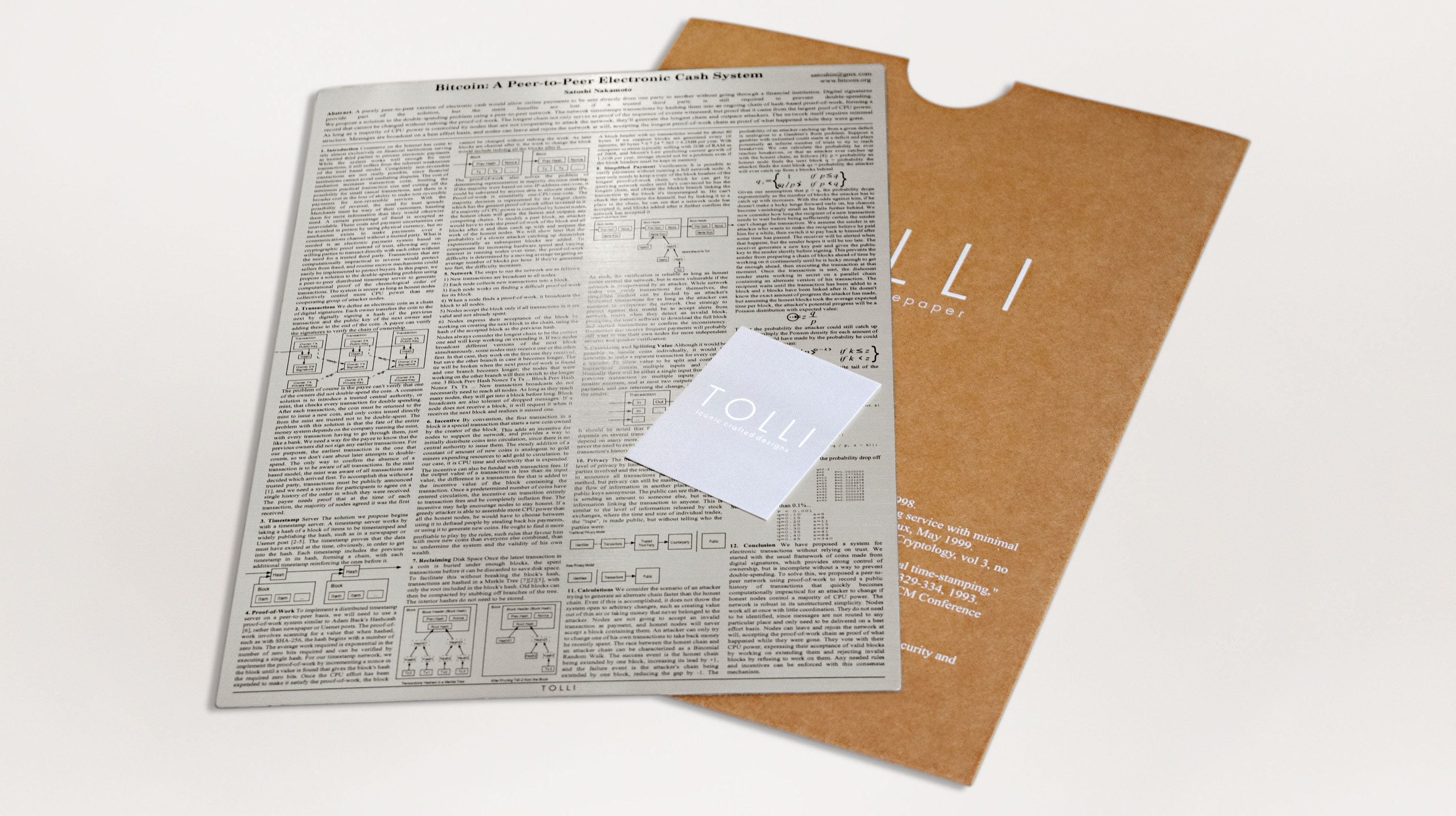 Satoshi Nakamoto's Bitcoin Whitepaper Cypherpunk Wall Art Laser on ...