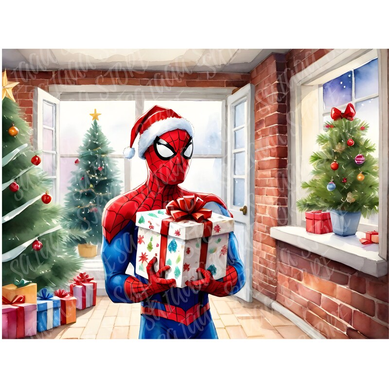 Spiderman Christmas - Etsy