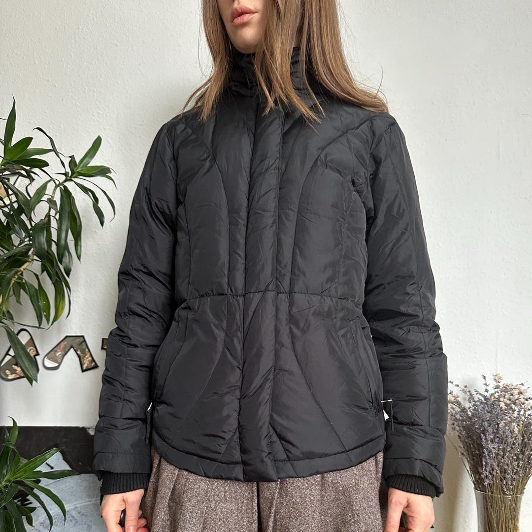 Oasis Skinny Sculpted Puffer Down Jacket Y2k Vintage - Etsy