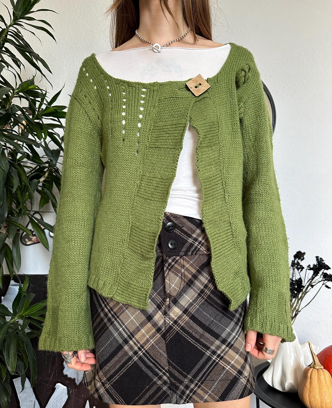 Weird Fairy Core Phoebe Buffay 90s Crochet Cardigan - Etsy