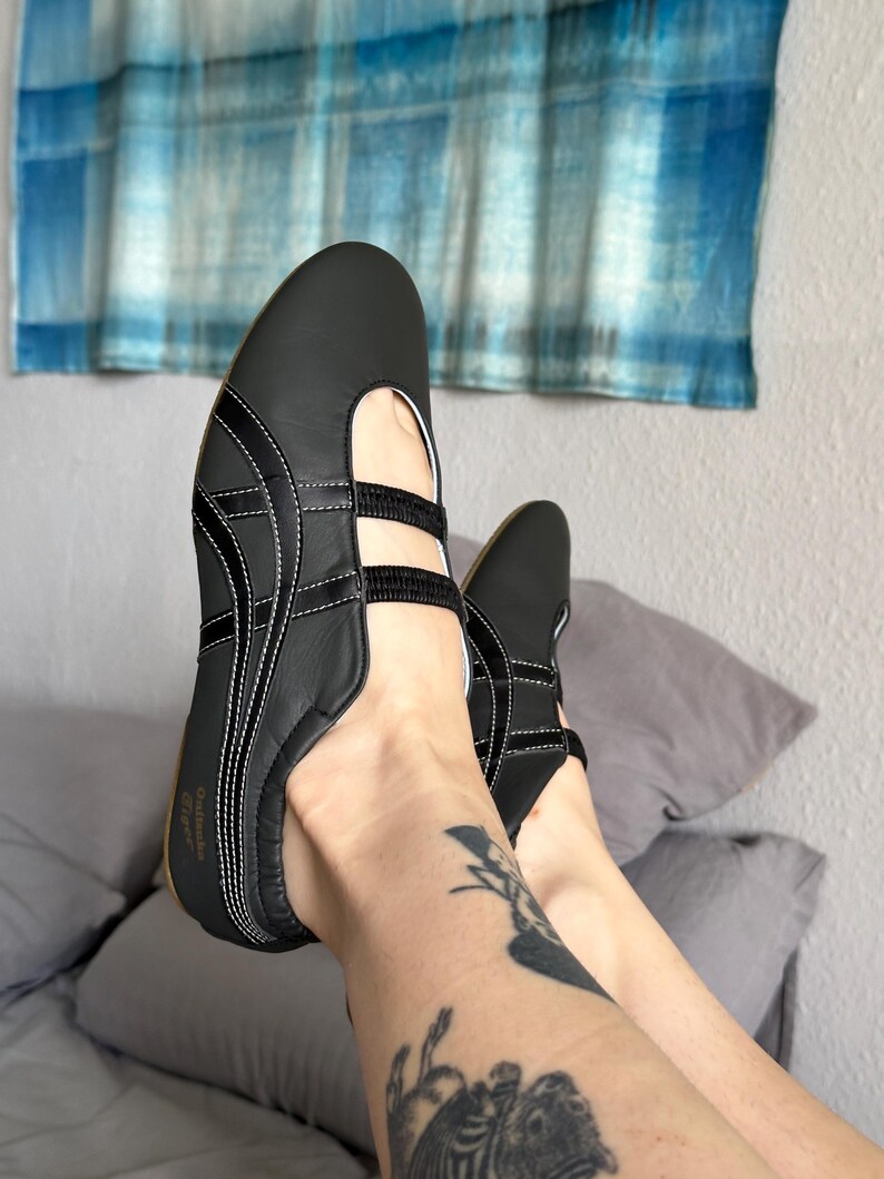 Rare Asics Onitsuka Tiger Leather Tokyo Ballet Flats - Etsy