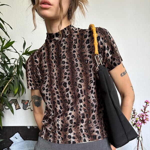 Cop Copine Vintage Y2K Graffiti Abstract Futuristic Print Mesh Top - Etsy