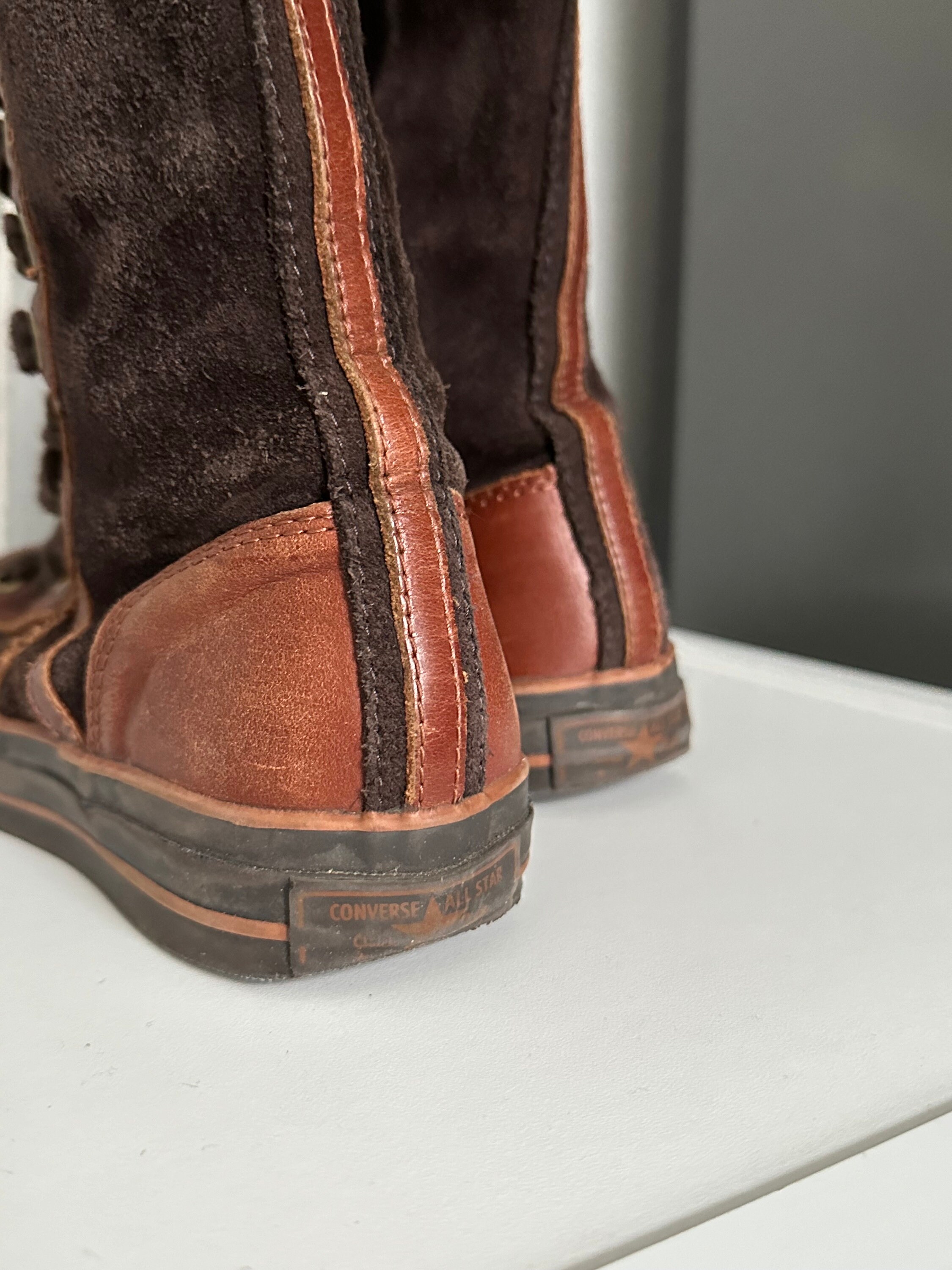 Converse Archive Biker Vintage Wrestling Boxing Hight Leather Moto ...