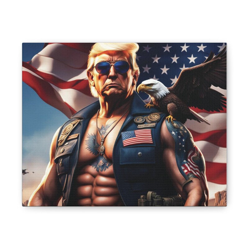 Trump Canvas Wall Art - Etsy
