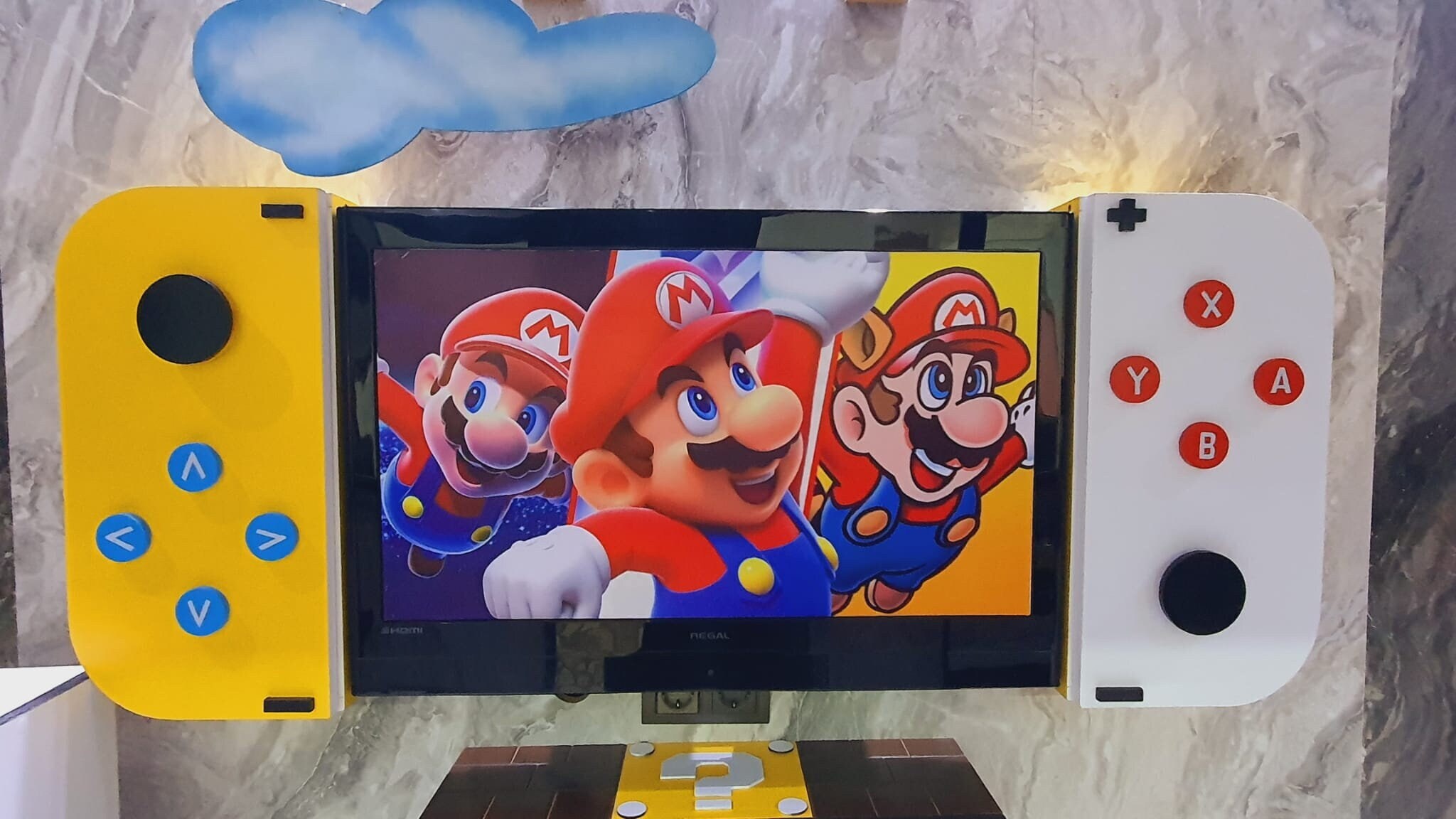 Super Mario and Nintendo TV Console Ultimate Gaming Hub for Kids' Rooms ...