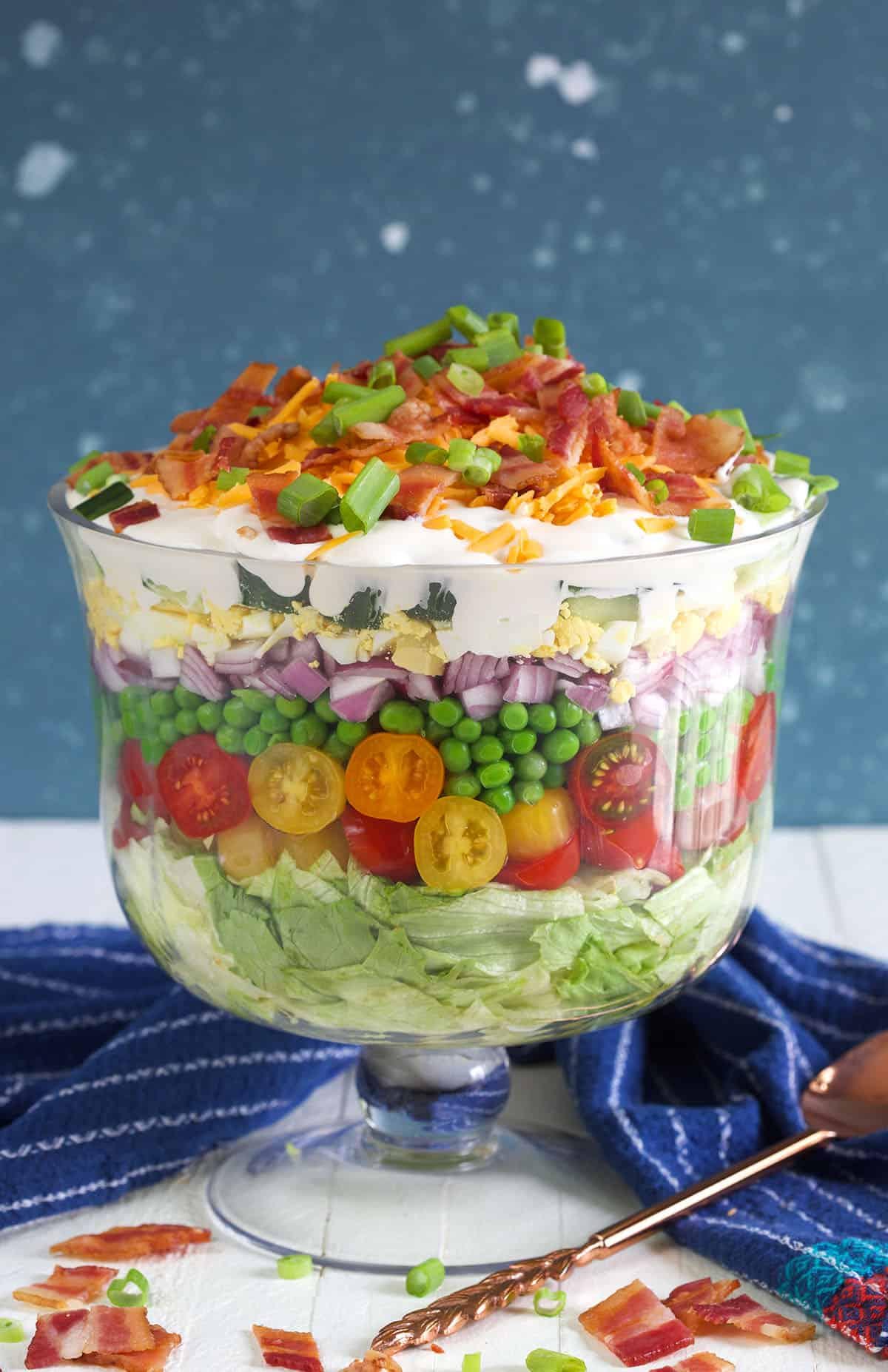 BEST RECIPE for Seven-layer Salad | Easy Party Salad | Healthy Layered ...