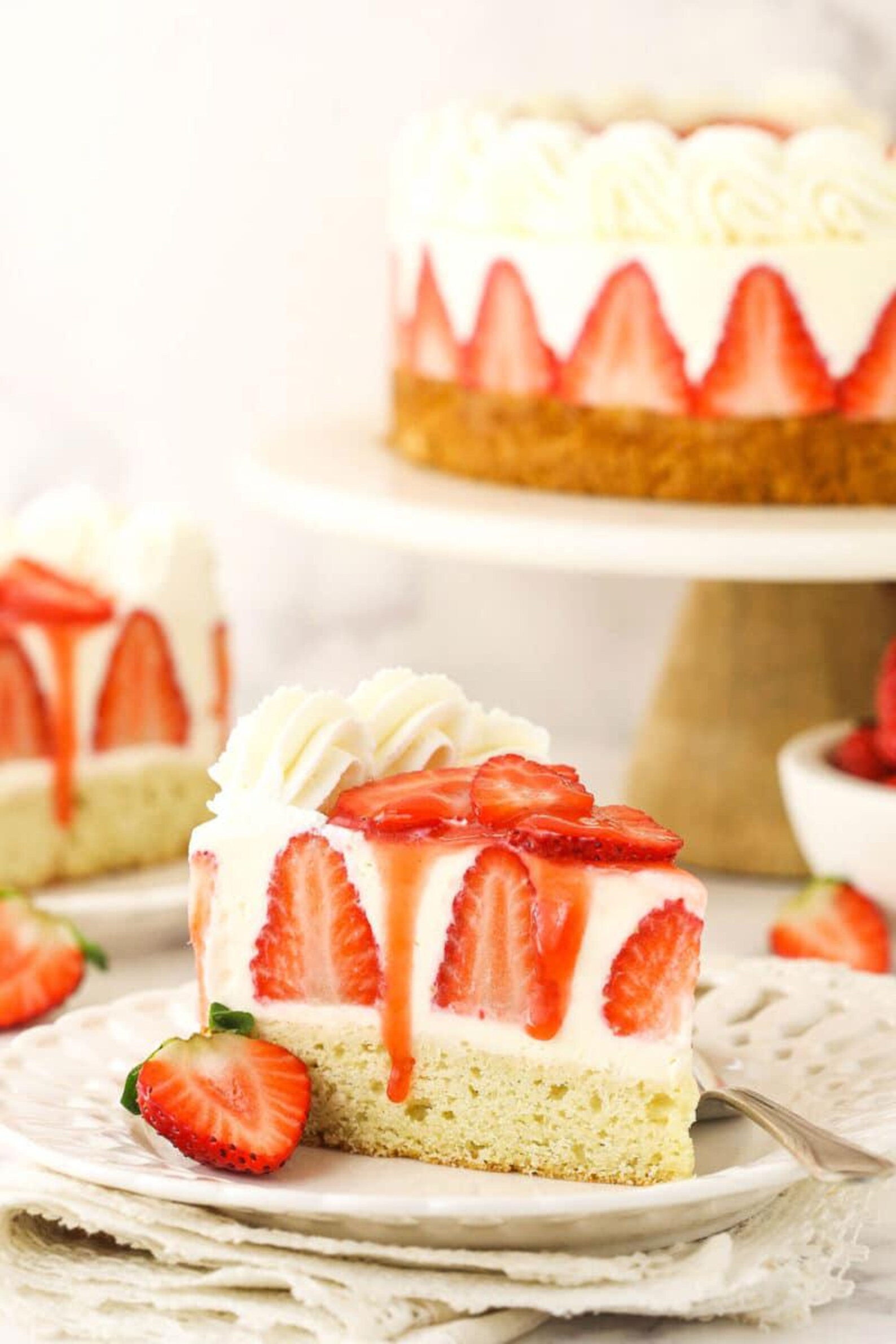BEST RECIPE for Strawberry Shortcake Cheesecake | Easy No Bake Dessert ...