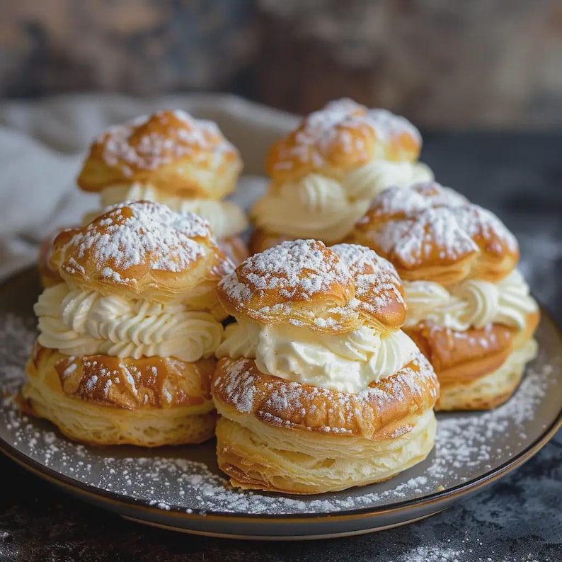 BEST RECIPE for Homemade Cream Puffs | Printable PDF | Instant Download ...