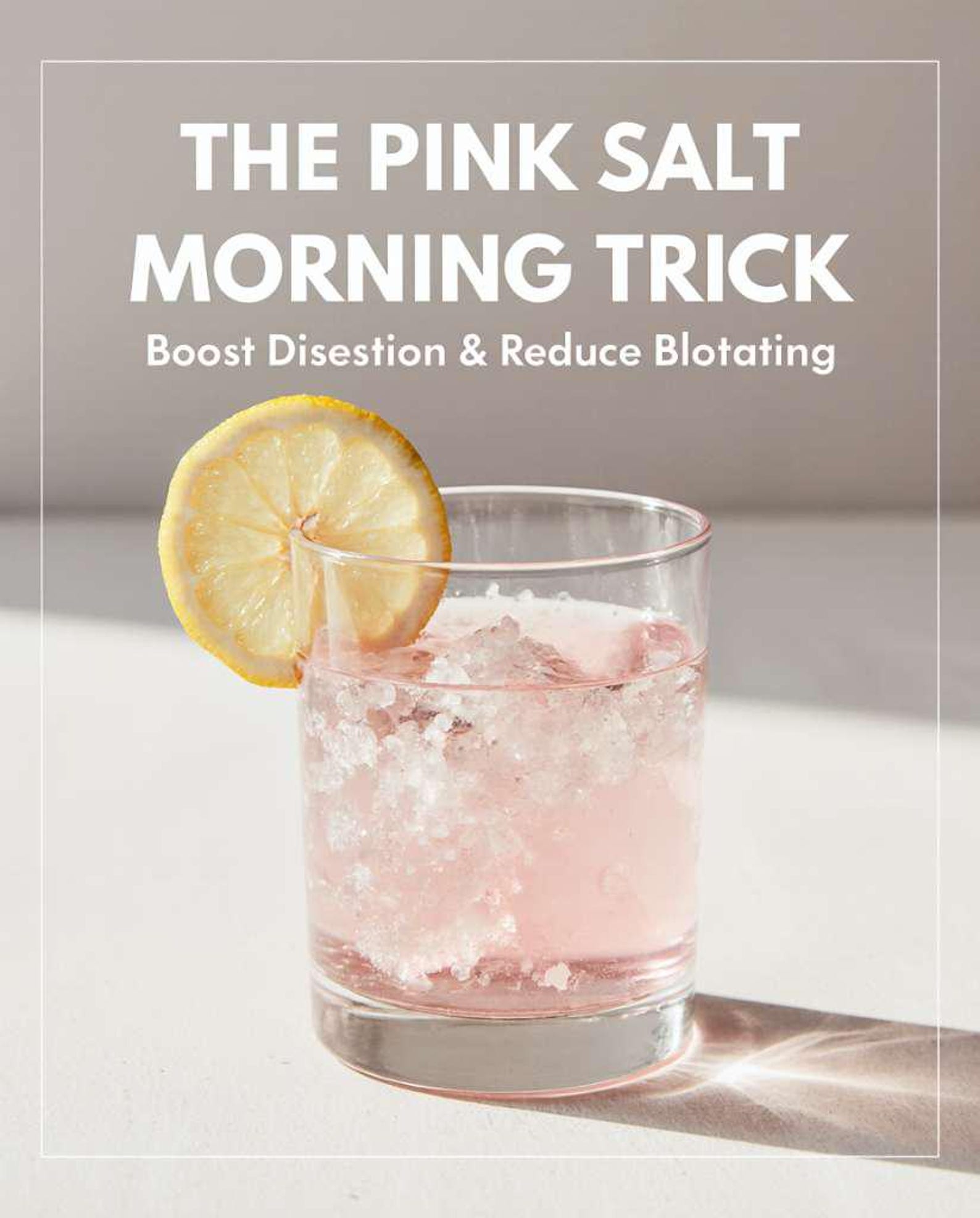 Pink Salt Detox Drink | Healthy Cleansing Beverage | Morning Hydration ...