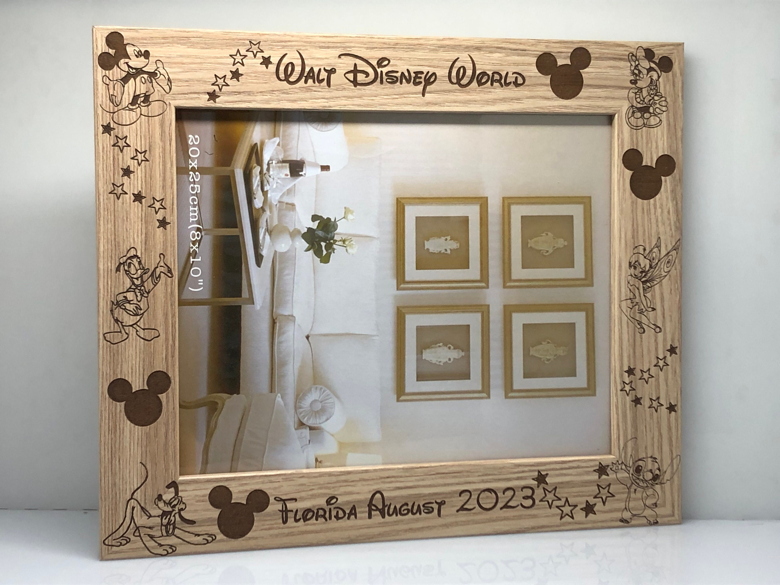 Disney Photo Frame Personalised and Engraved With Any Choice 6 Images ...