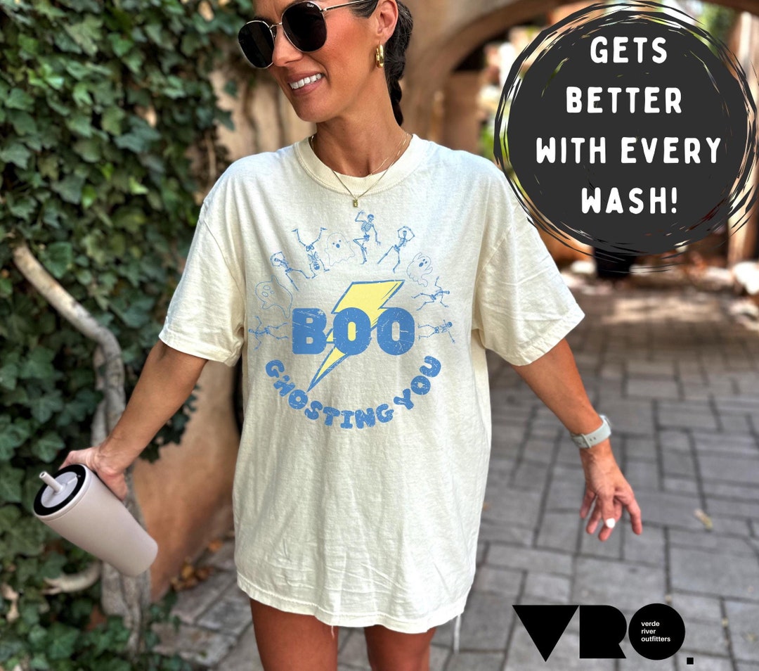 Boo Ghosting You T-shirt, Halloween Trick or Treat Comfort Colors ...