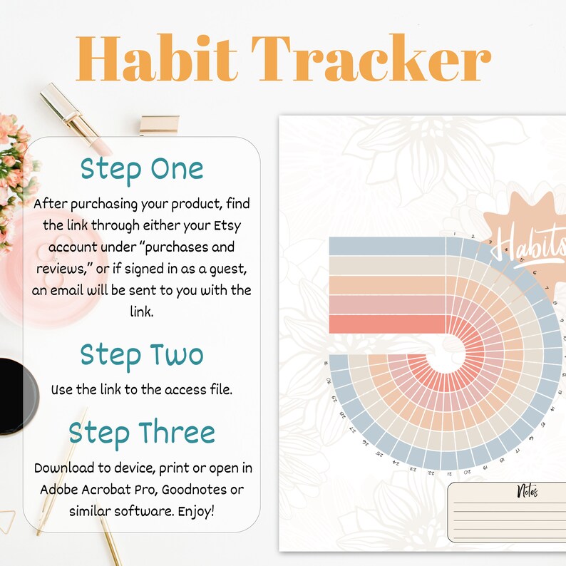 Circle Daily Habit Tracker: Simplify Your Daily Routine and Achieve ...