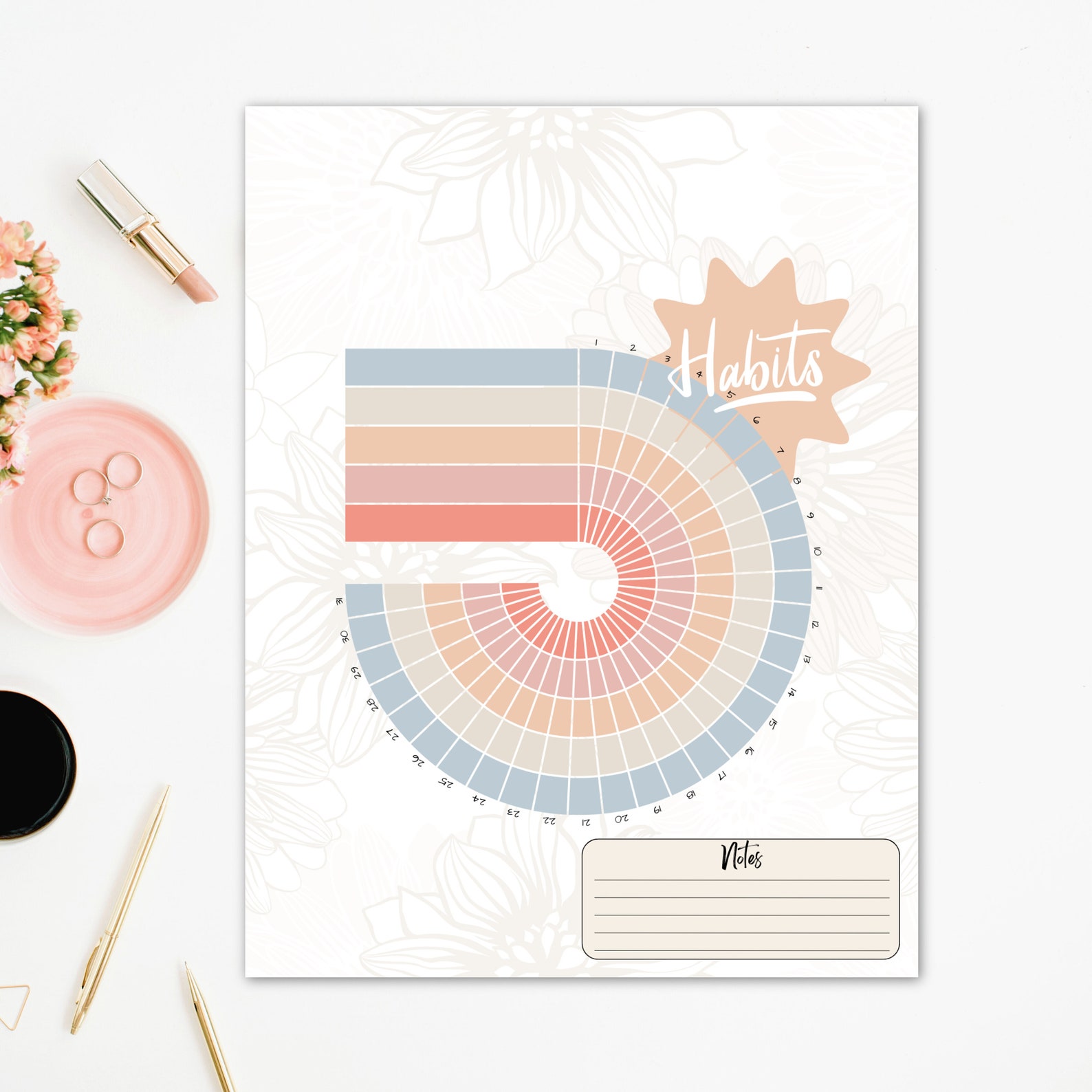 Circle Daily Habit Tracker: Simplify Your Daily Routine and Achieve ...