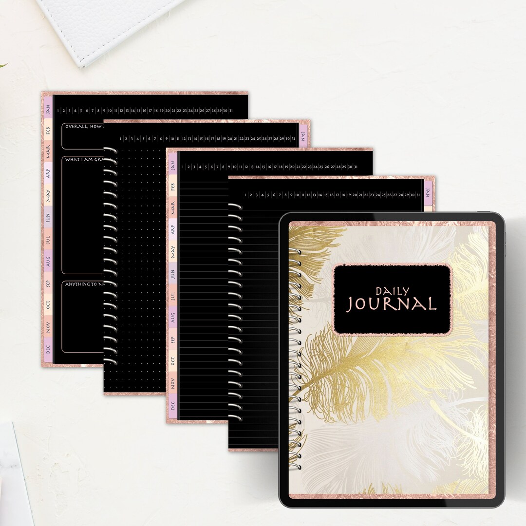 366-day Dark Digital Journal: Enhance Your Journey A Hyperlinked 2024 ...