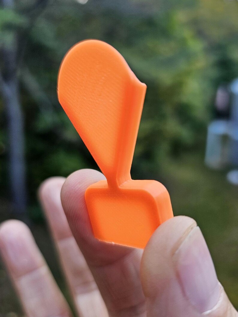 REAL SCOOPZ 3D Printed Scoop Grinder Size Herb Tobacco Scooper Scraper ...