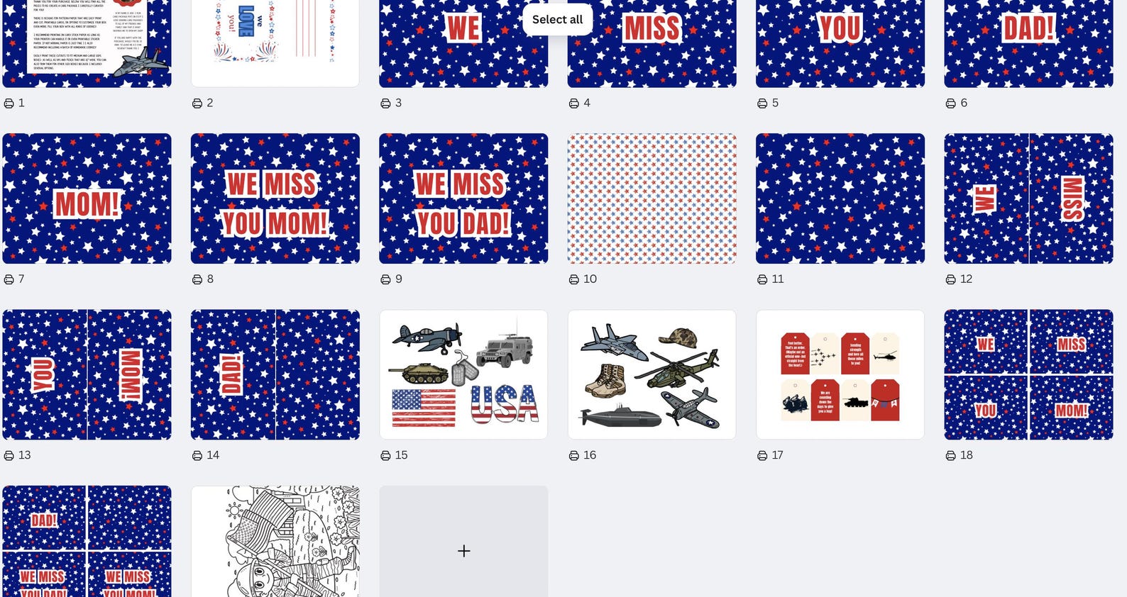 Deployment Red White and Blue Care Package | USA Army, Air Force ...