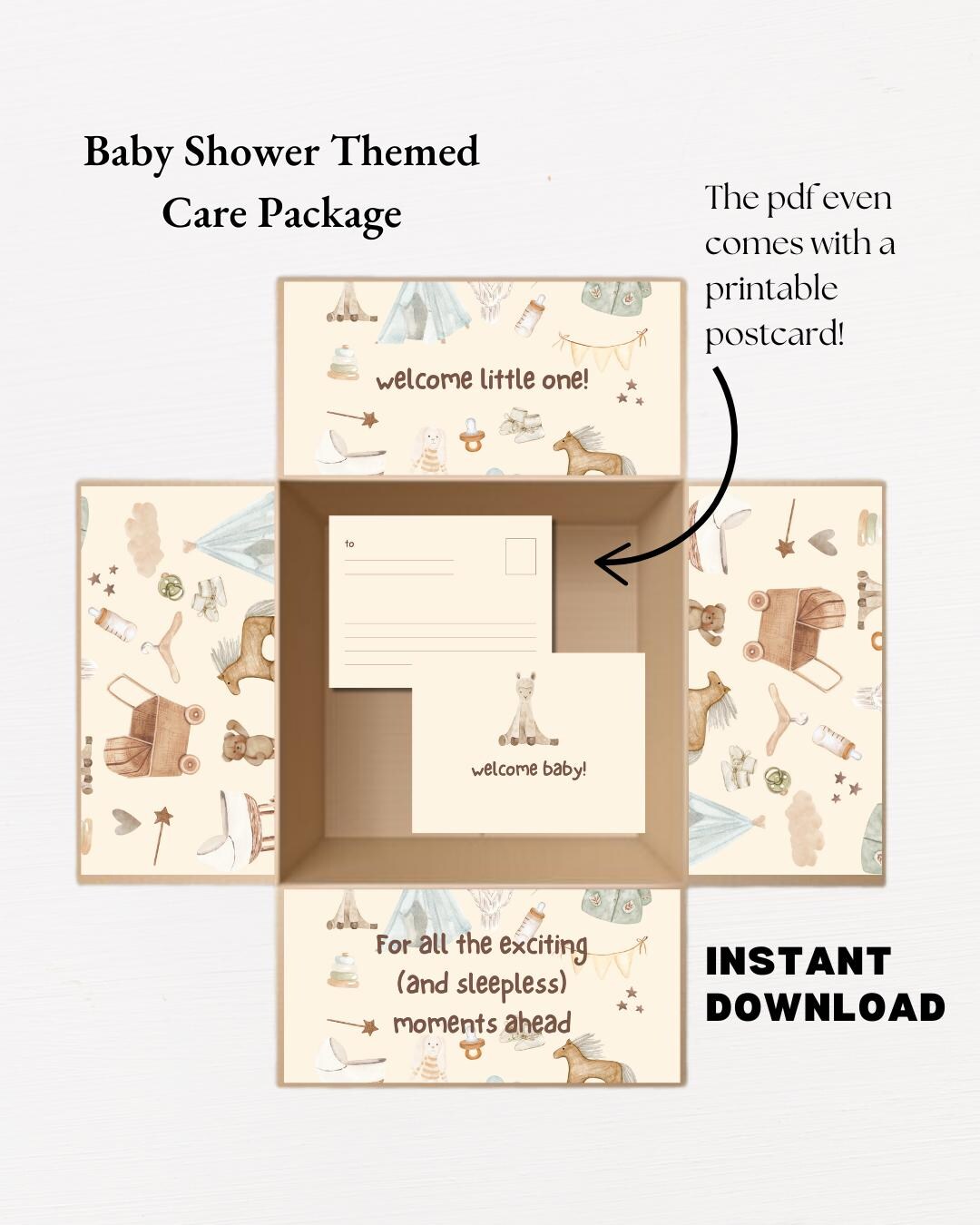 Baby Welcome Care Package | Welcome Little One Gift | New Mom or Baby ...