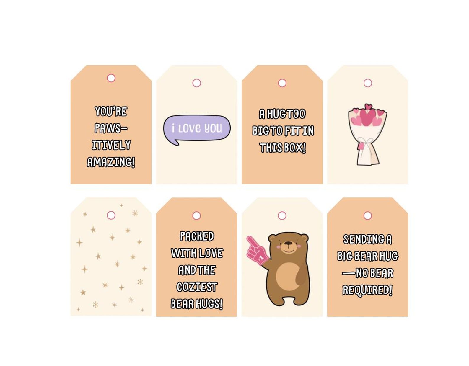 Sending a Bear Hug Care Package Design for Box Flaps: Military ...