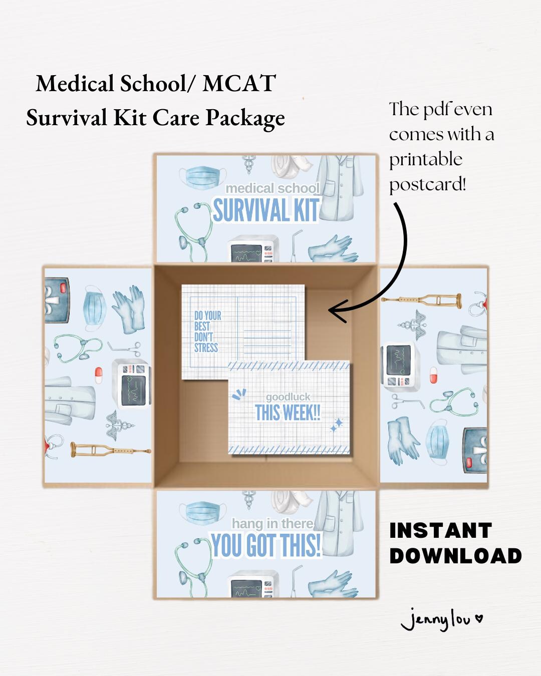Medical School Survival Kit | MCAT Survival Kit | Instant Downloadable ...