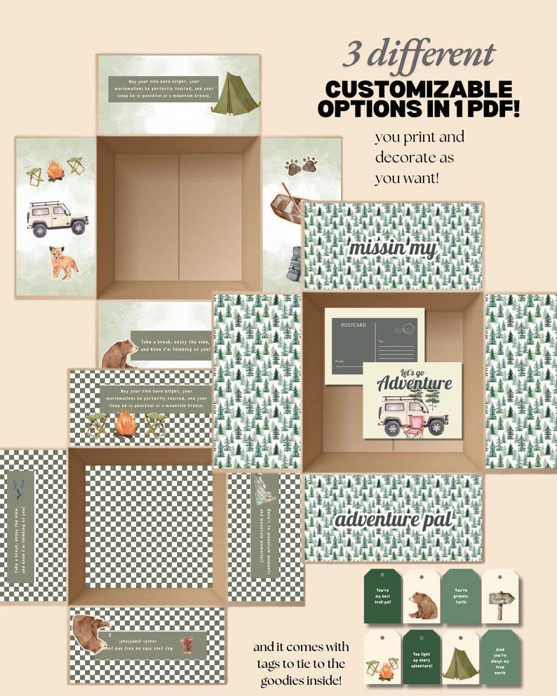 Outdoor Mountain Themed Care Package | Jeep Lovers | Mountains and ...