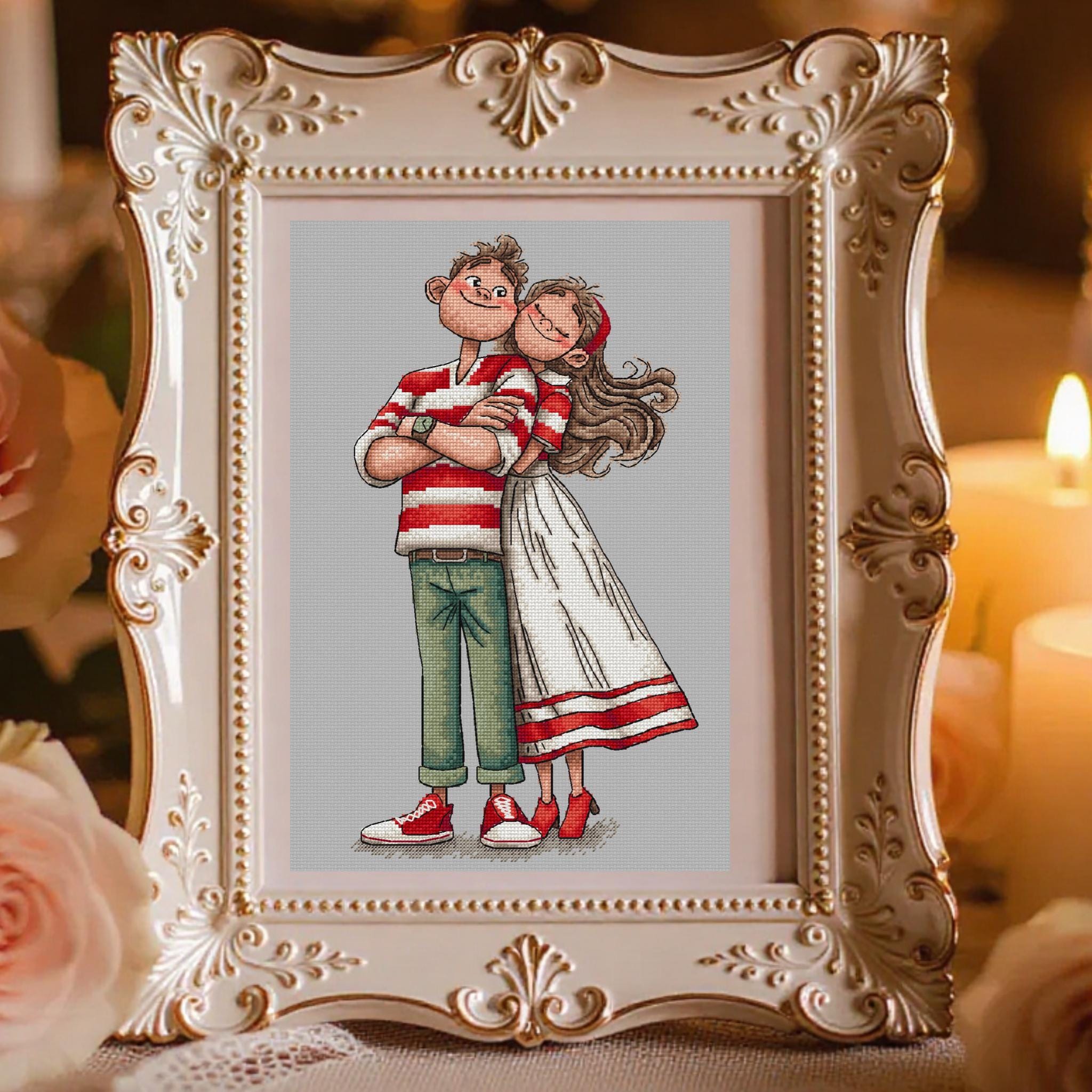 Modern Side by Side Cross Stitch Pattern - Digital Download - Etsy