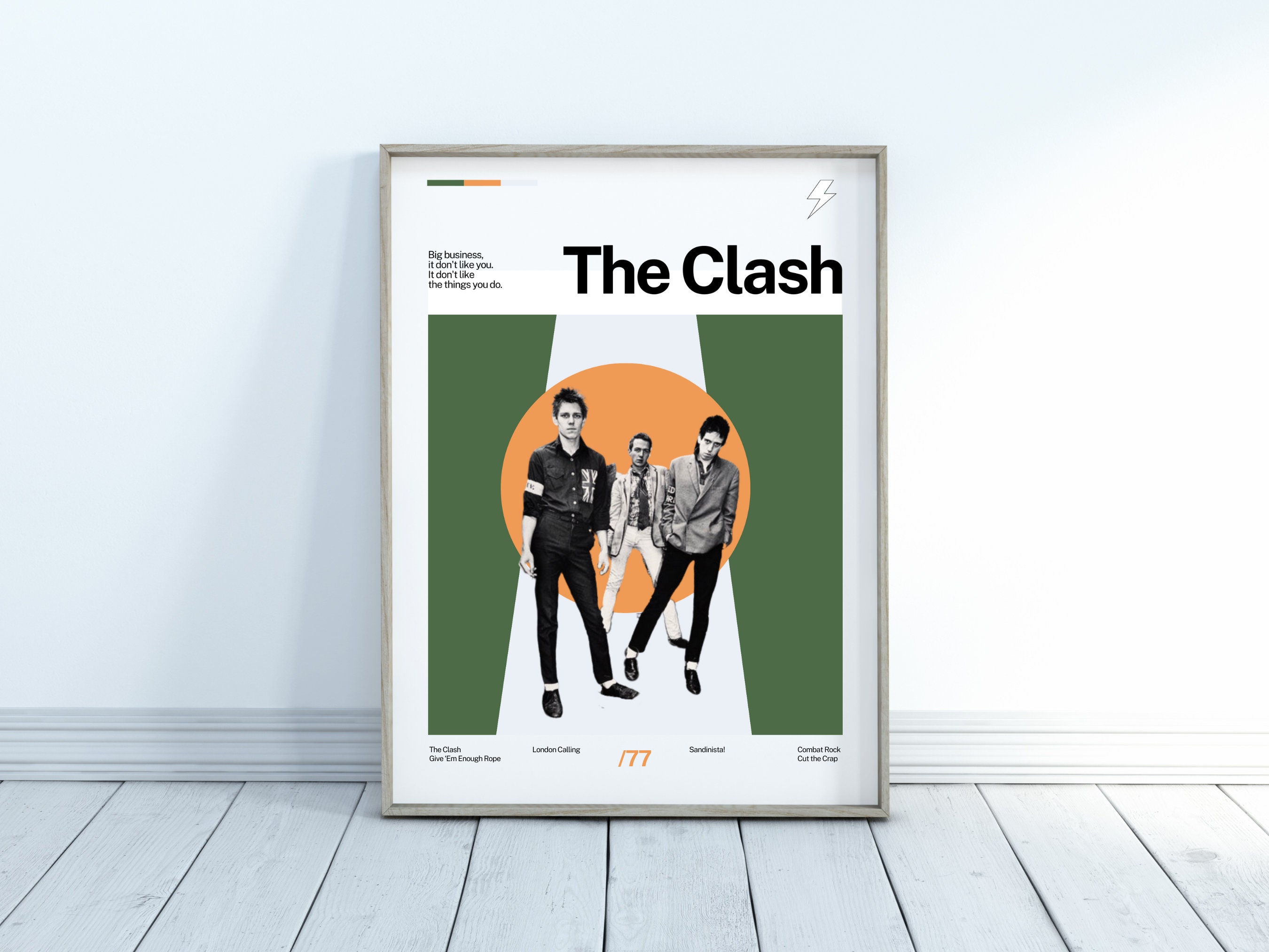 The Clash Poster Punk Rock Poster, Music Poster, Print Art Poster ...
