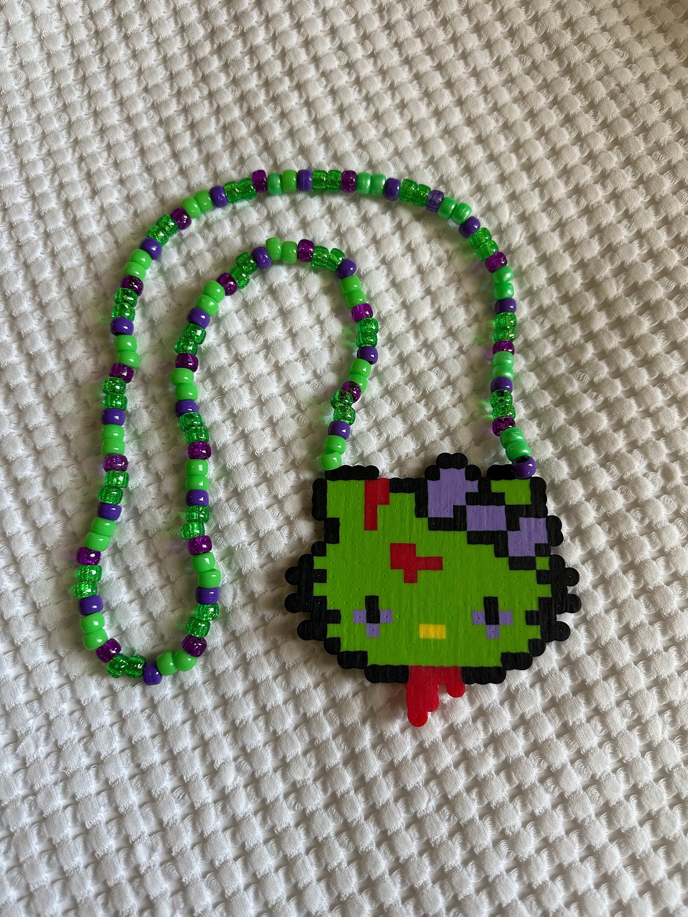 Zombie Hello Kitty Perler