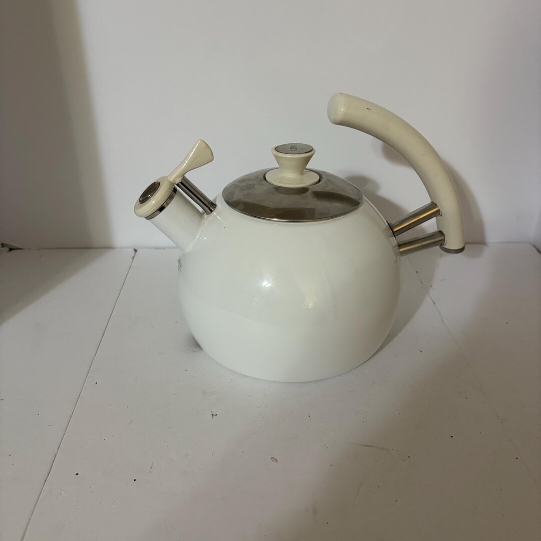 Vintage Copco Enamel Whistling Tea Kettle. - Etsy