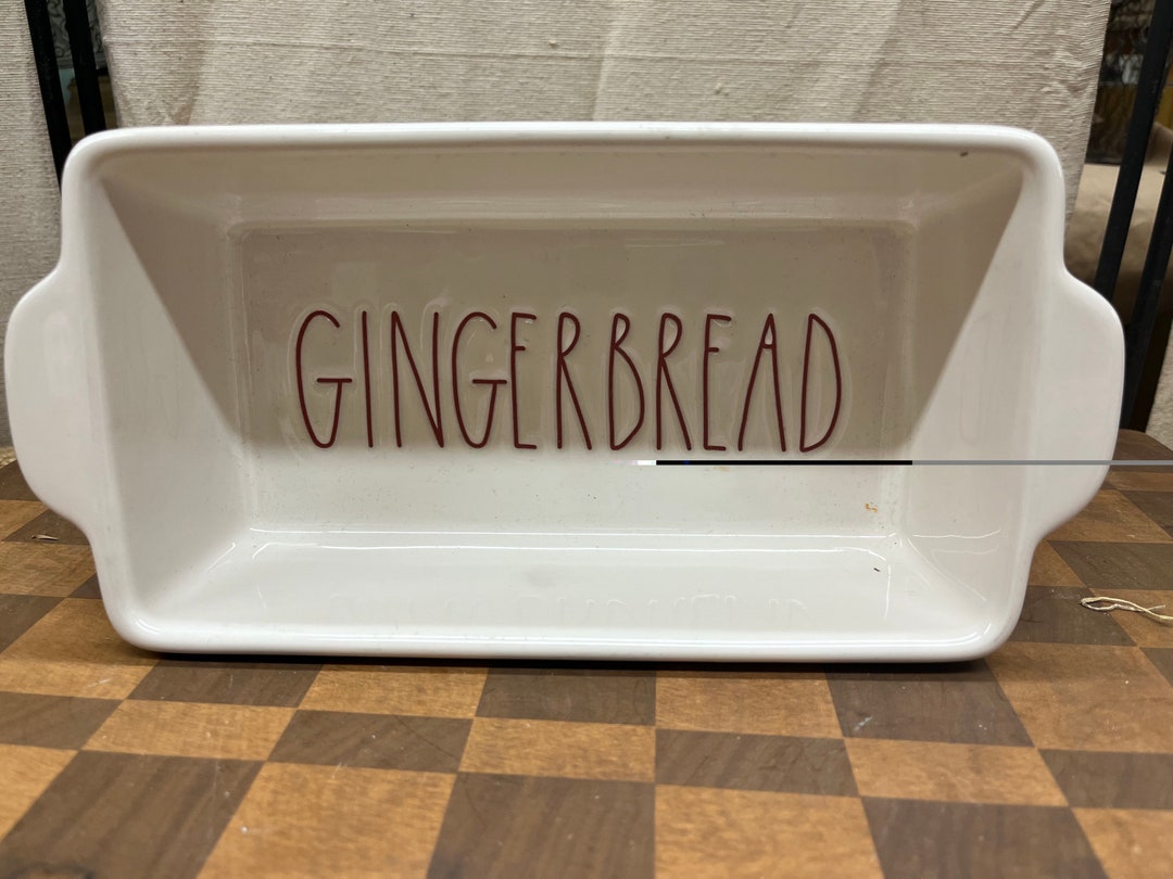 Rae Dunn Gingerbread Loaf Pan Farmhouse Bread Baking Dish Stoneware - Etsy