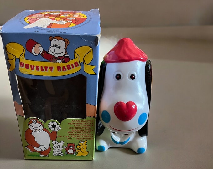 Vintage Puppy Transistor Radio Novelty Dog Made - Etsy