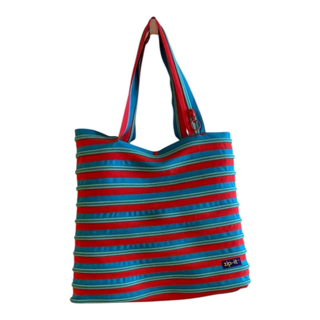 Zipit Tote Bag" is Made From One Long Zipper and Can Be Fully Zipped or ...