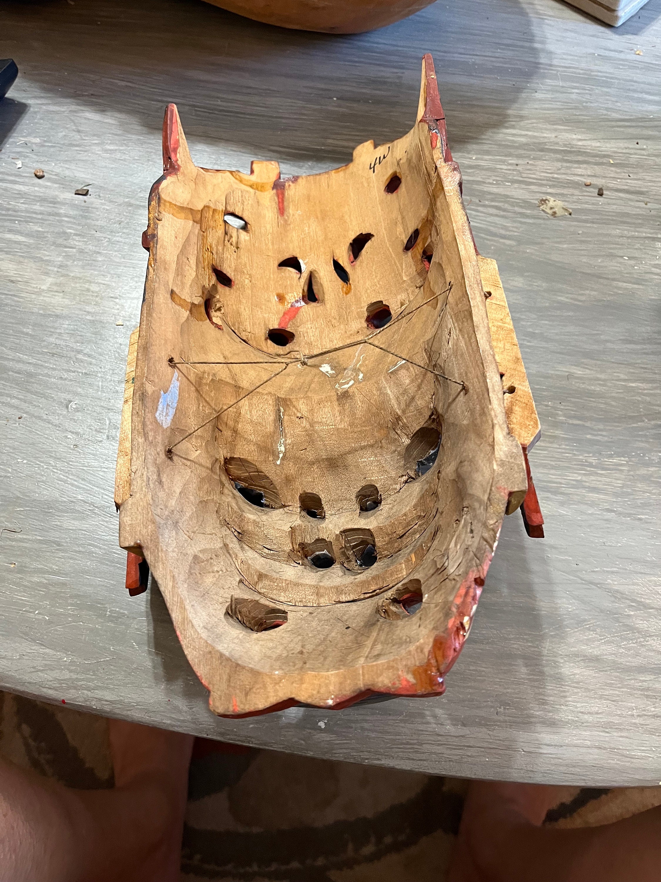 12 Old Chinese Dynasty Wood Lacquerware Painting Face Head Mask - Etsy