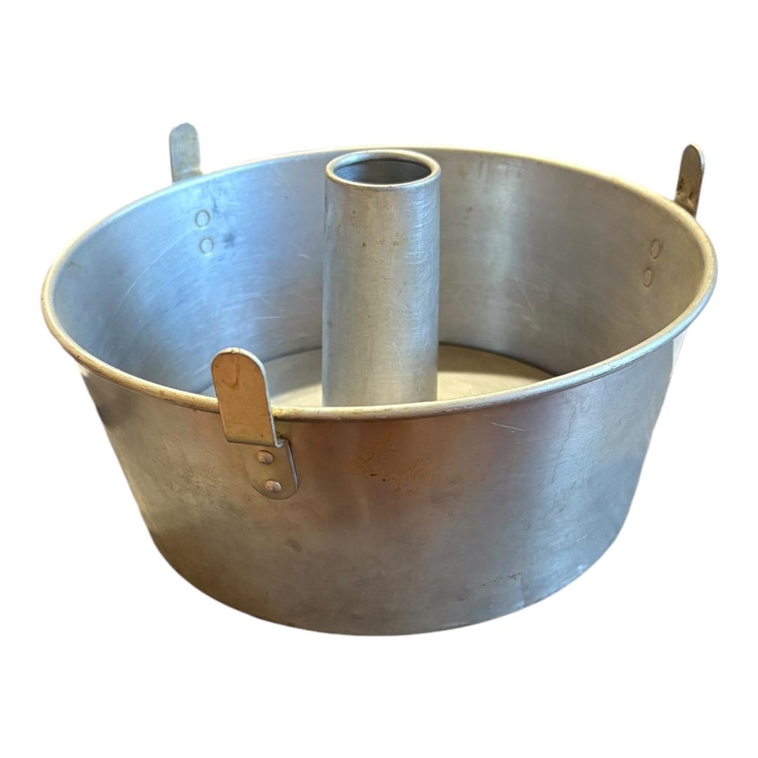 VTG Alumin Bundt Cake PAN 10 Round 2 Pc Aluminum Bundt Tube Baking - Etsy