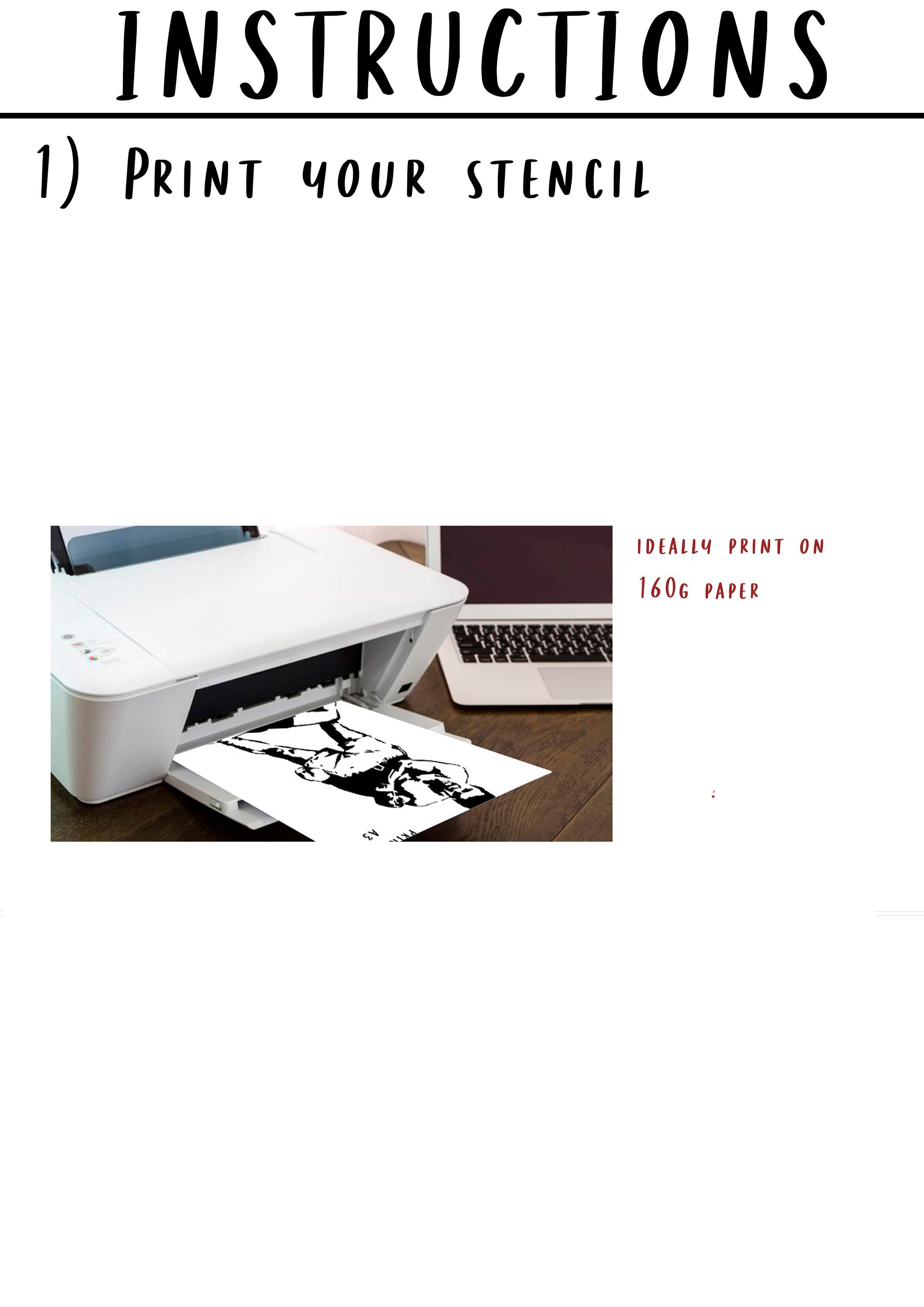 Simplified Digital Stencil for Beginners Al Pacino Scarface to Print ...