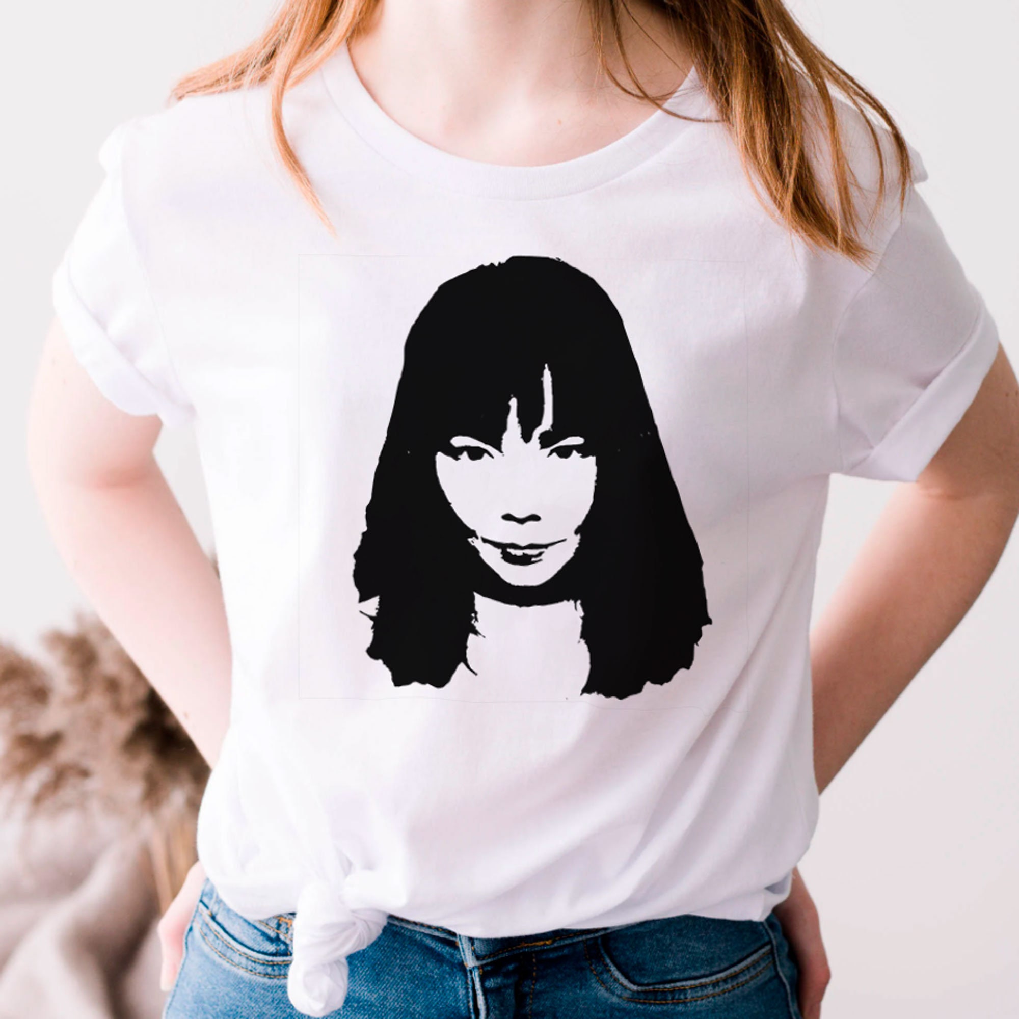 Björk Digital Stencil to Print for A3, 50x50, 80x80 DIY Formats - Etsy