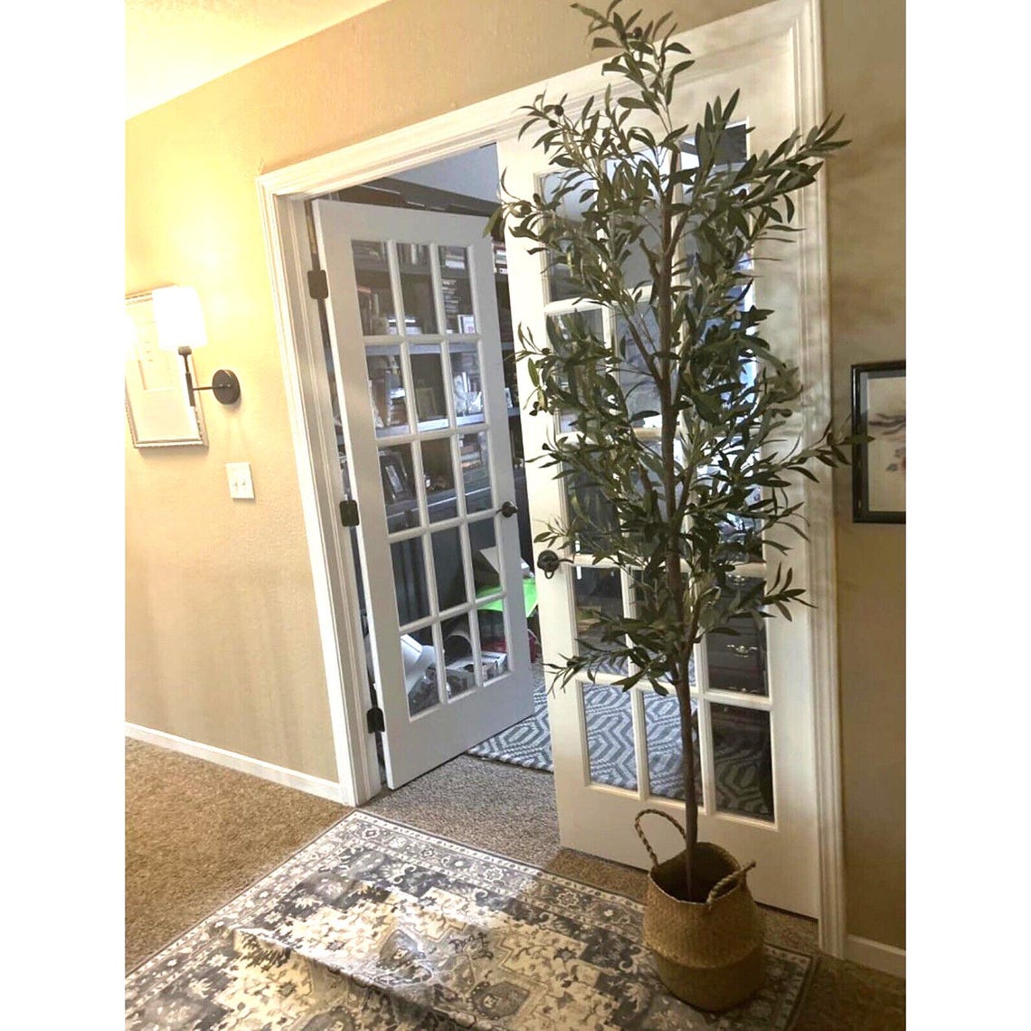 7FT Olive Tree 1048 Leaves and 40 Olives - Etsy