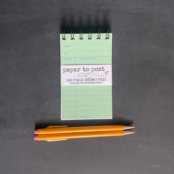 Blank Library Cards - Etsy