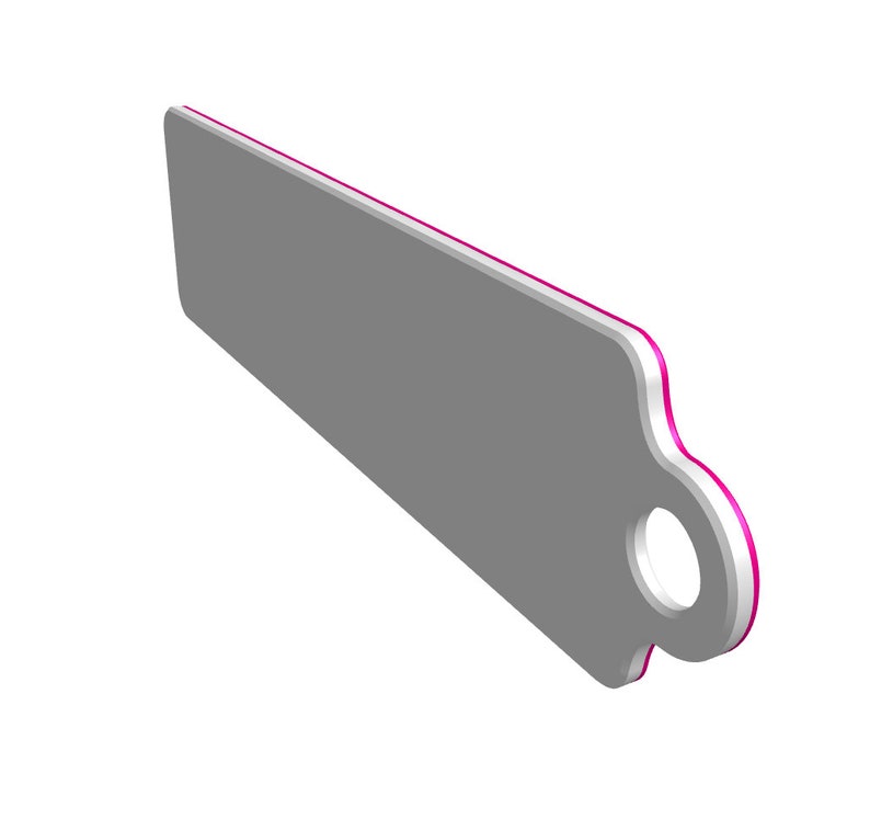 Personalized Key Chain Fob - Digital STL File - for 3D Printing - Etsy