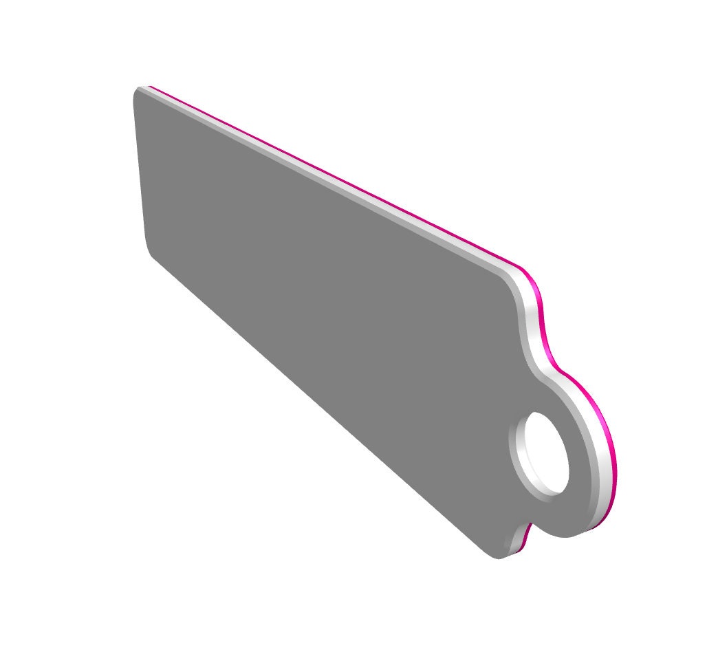 Personalized Key Chain Fob - Digital STL File - for 3D Printing - Etsy