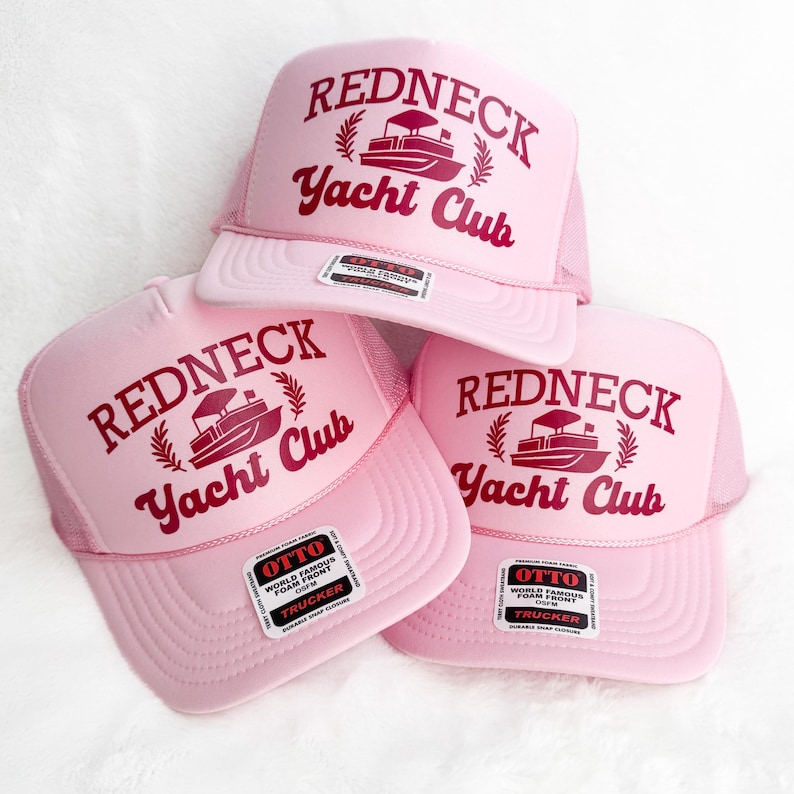 Redneck Yacht Club Trucker Hat - Etsy