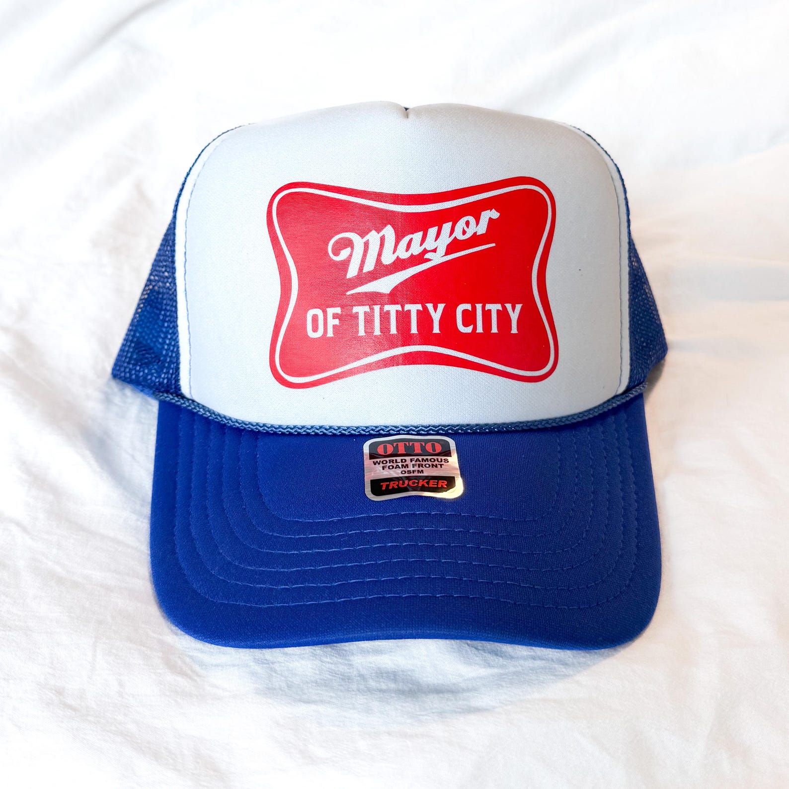 Mayor of Titty City Trucker Hat - Etsy