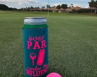 Embroidered Over Par, and Under the Influence Foam Trucker Hat – Funny ...