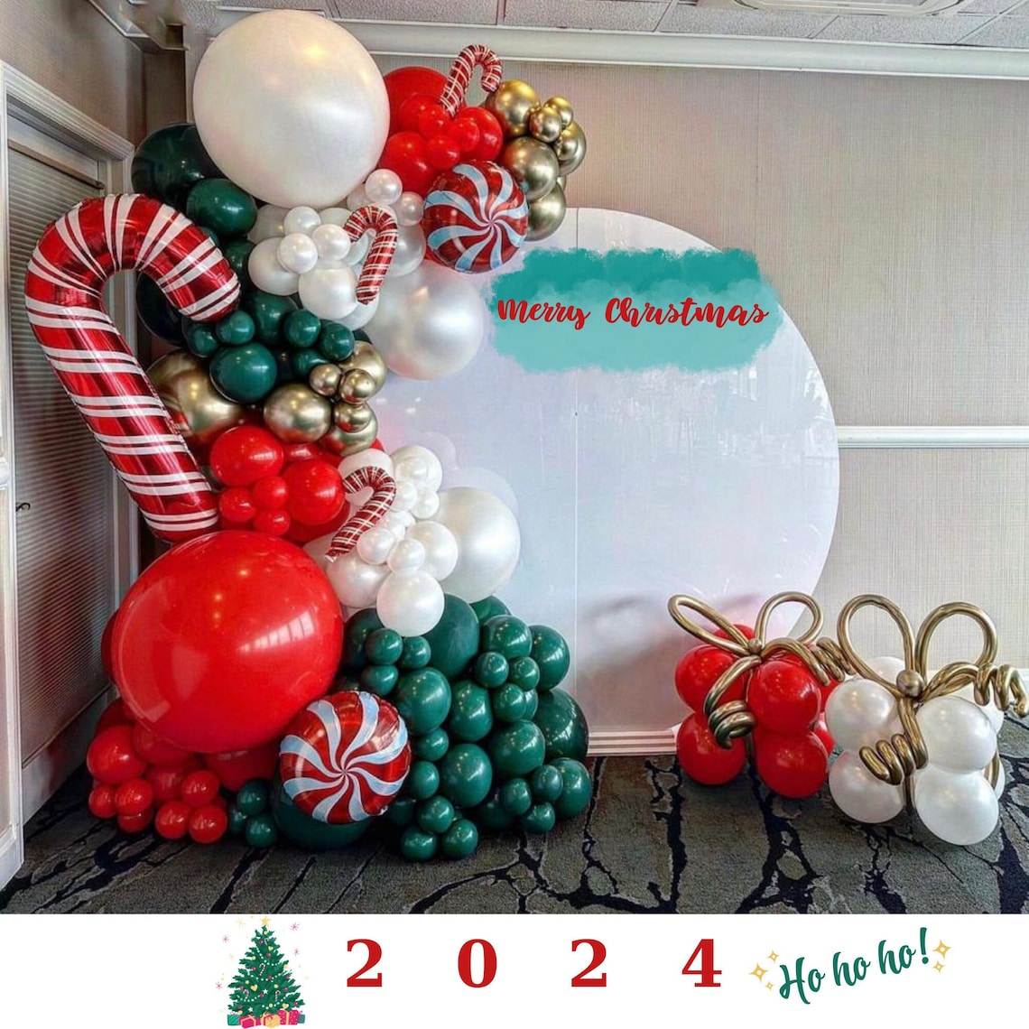 DIY Christmas Party Balloons Garland Arch Kit Decorations Set for Home ...