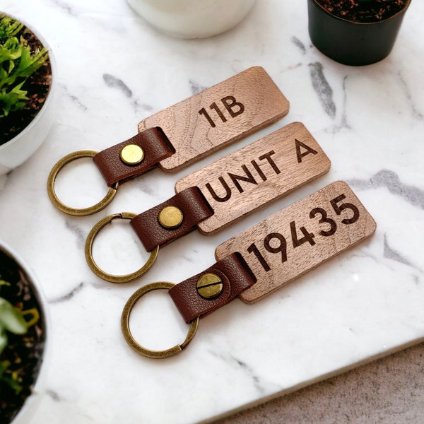 Wood Keychain - Etsy