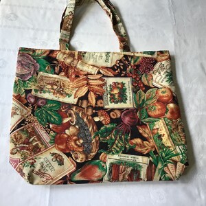 Beautiful Sharon Kessler Seedling Design Fabric Tote Bag Perfect ...