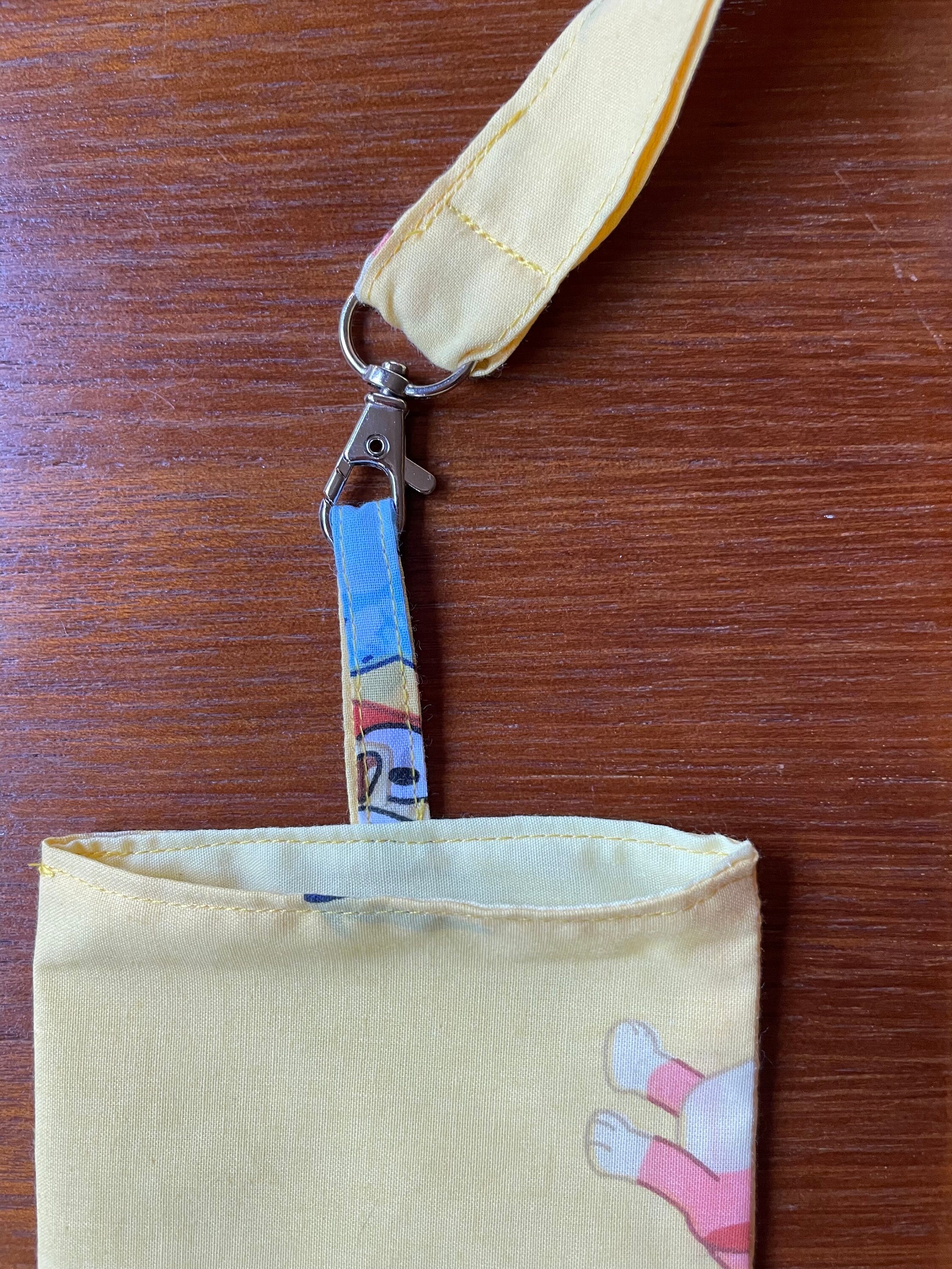 Bluey Fabric Lanyard and Removable Phone Holder ,pen Holder, Card ...